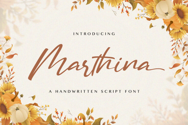 Martina - Handwritten Font - StringLabs