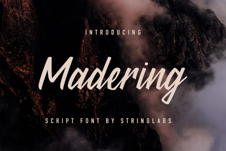Madering - Classy Script Font - StringLabs