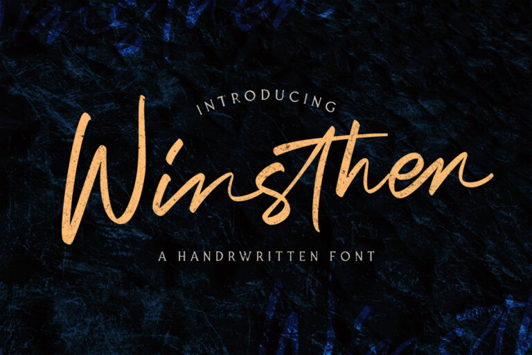 Winsthen - Handwritten Font - StringLabs