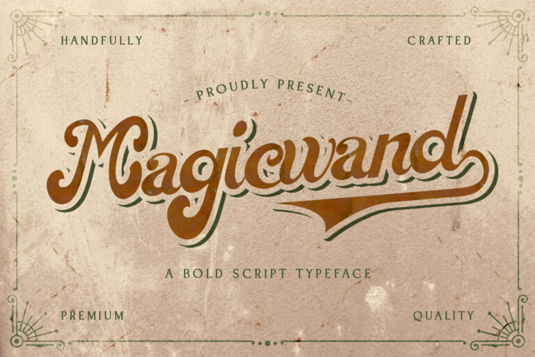 Magic Wand - Bold Script Font - StringLabs