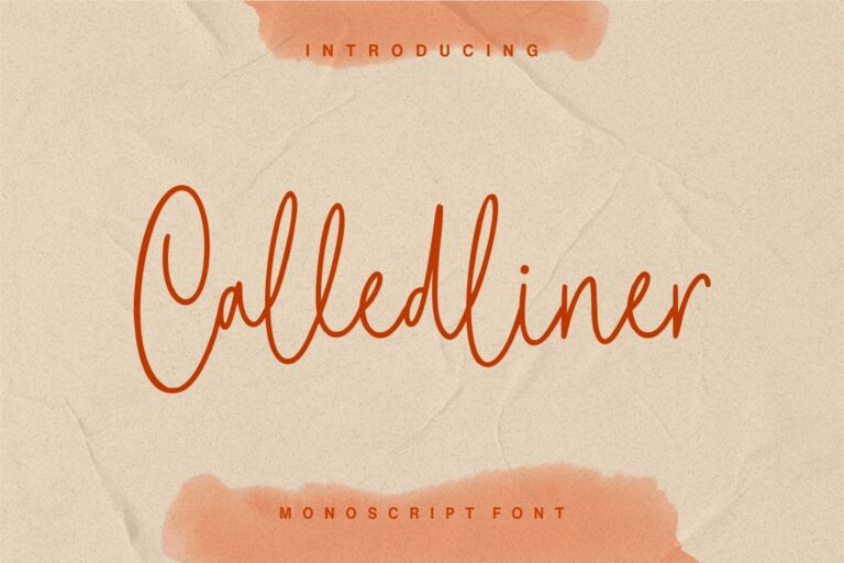 Calledliner - Monoscript Font - StringLabs