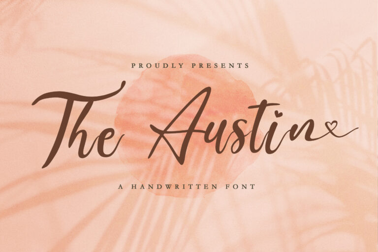 The Austin - Handwritten Font - StringLabs