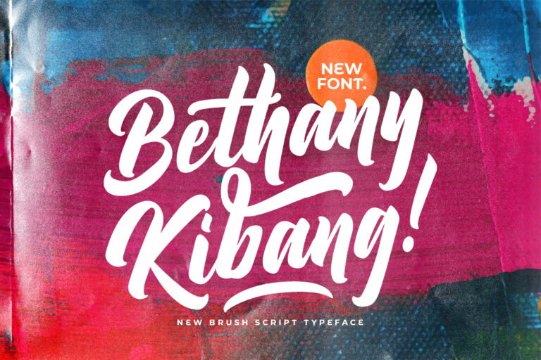 Bethany Kibang - Bold Script Font - StringLabs