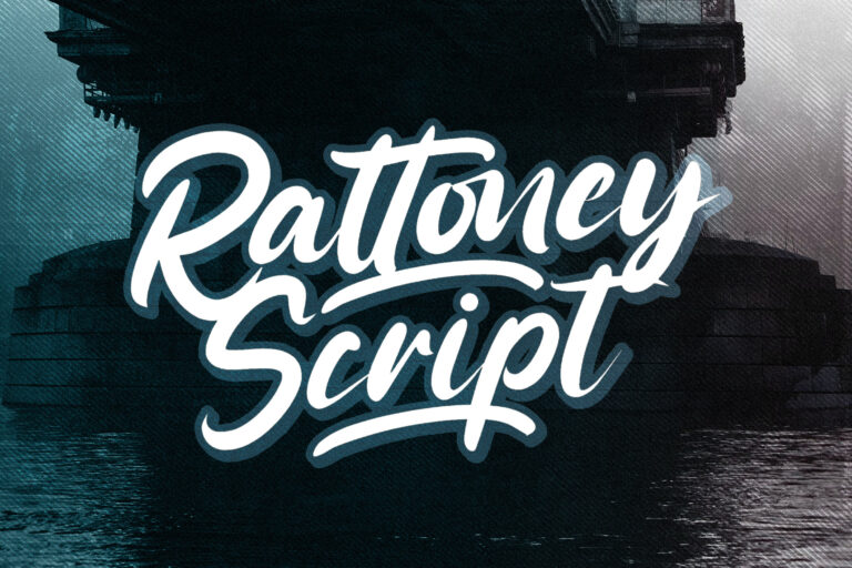 Rattoney - Bold Script Font - StringLabs
