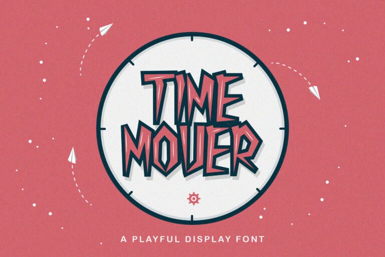 Time Mover - Playful Display Font - StringLabs