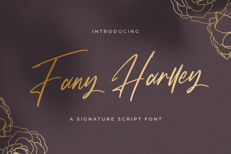 Fany Harlley - Handwritten Font - StringLabs