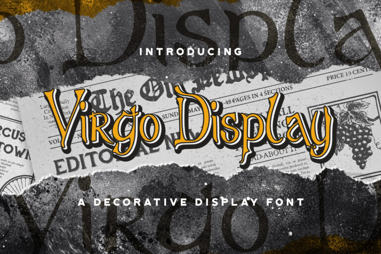 Virgo Display - Haunted Display Font - StringLabs