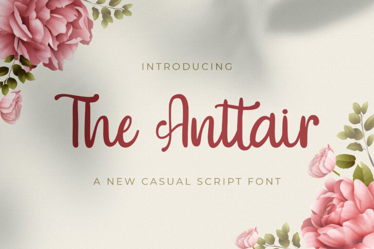 The Anttair - Handwritten Font - StringLabs
