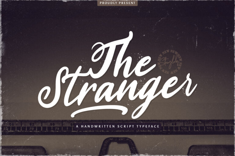 Stranger - Handwritten Font - StringLabs Stranger - Handwritten Font - StringLabs