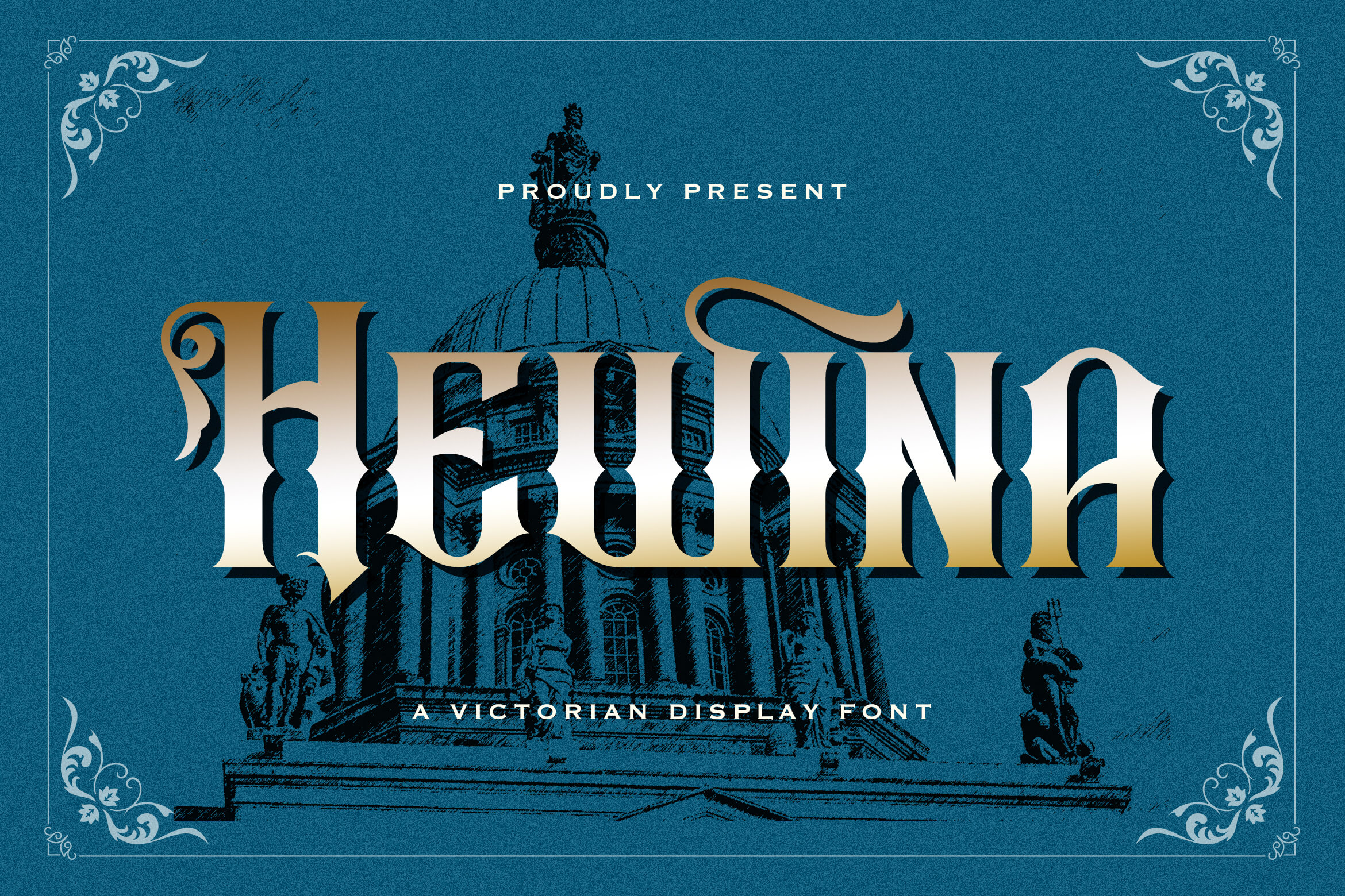Hewina - Victorian Display Font - StringLabs