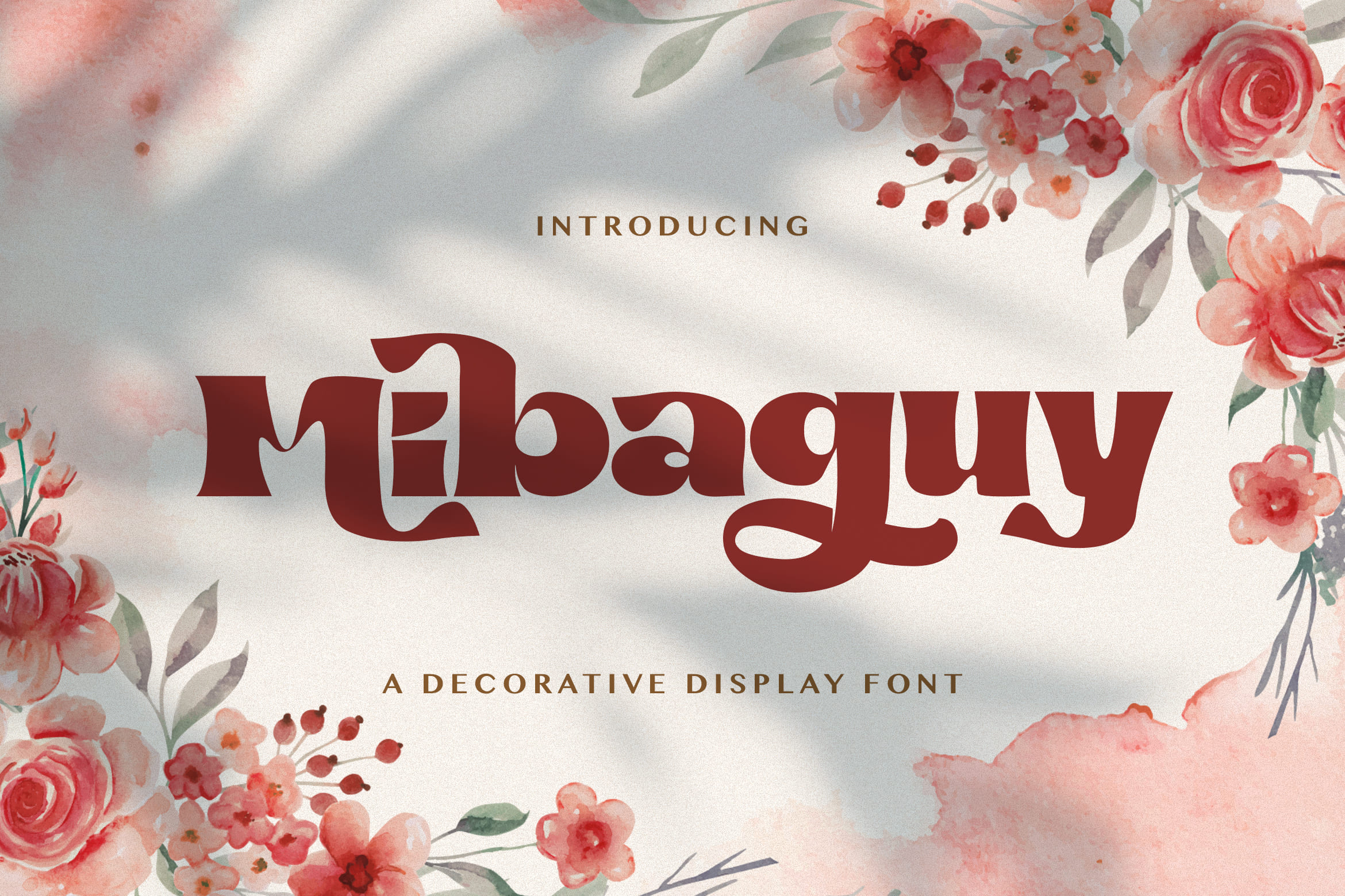 Mibaguy - Decorative Display Font - StringLabs