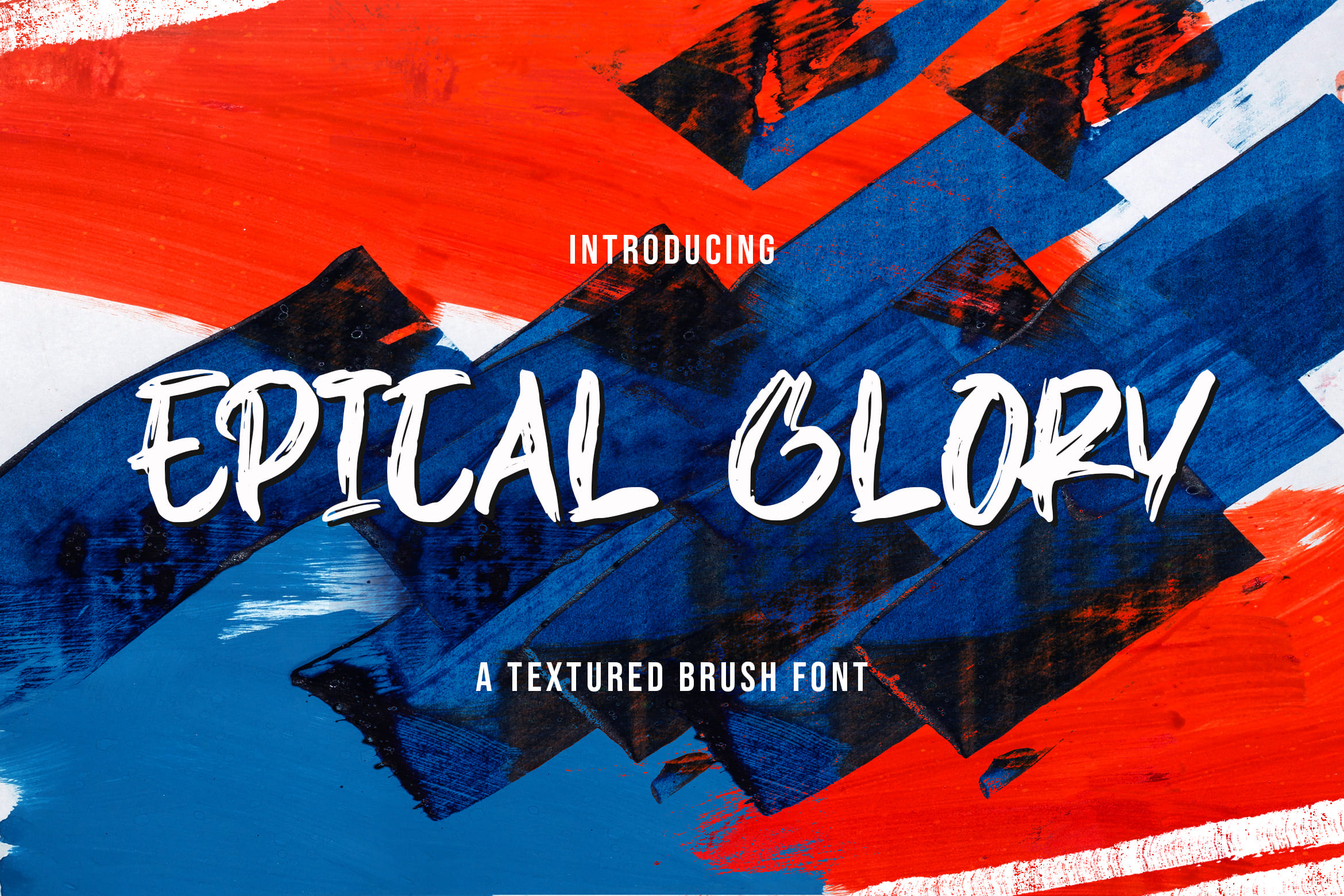 EPICAL GLORY - Textured Brush Font - StringLabs