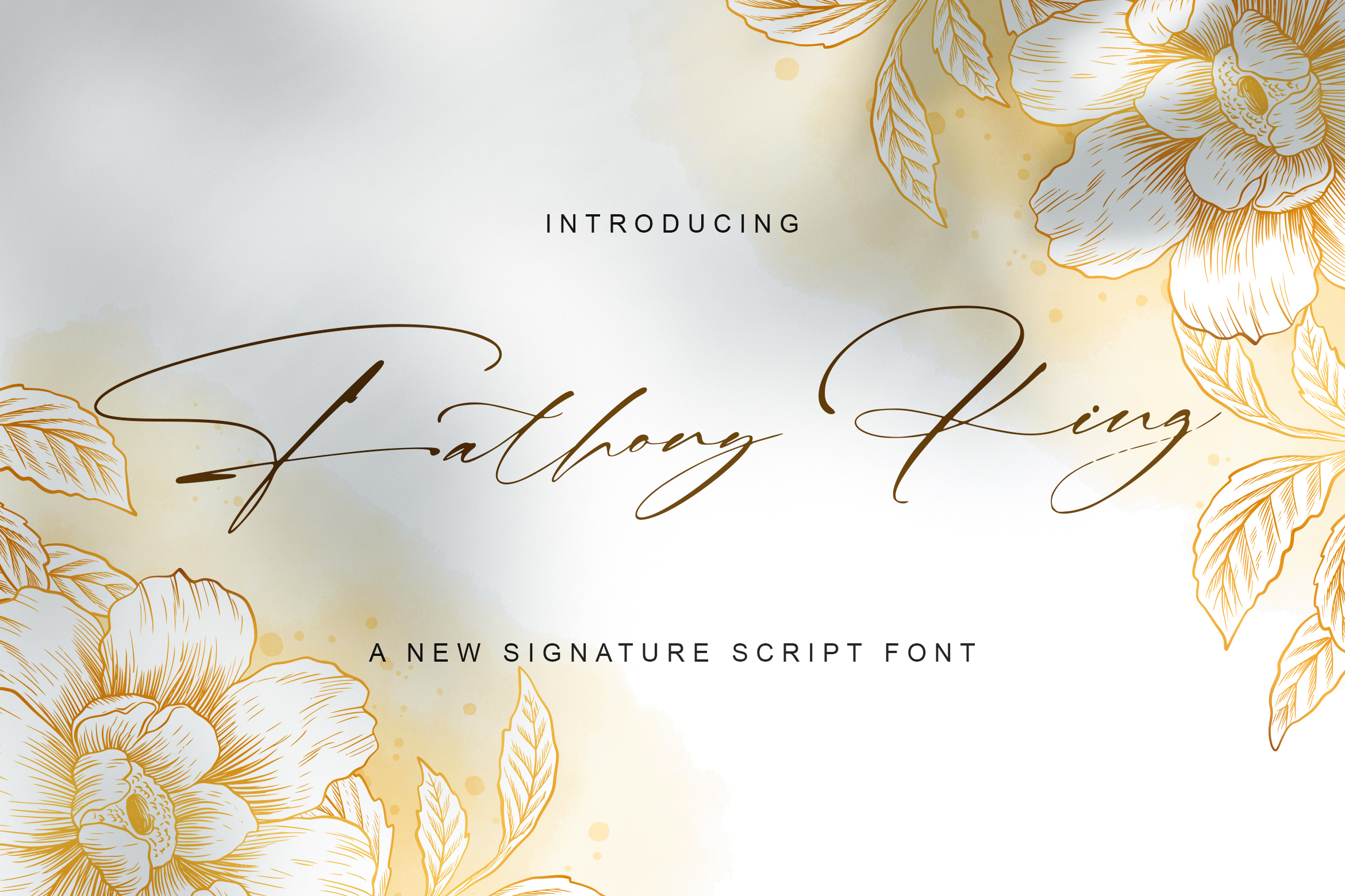 Fathony King - Signature Font - StringLabs