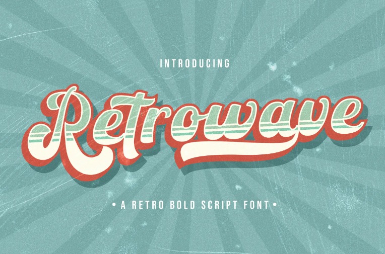 15 Retro Bold Font, Special List for Vintage Lovers! - StringLabs